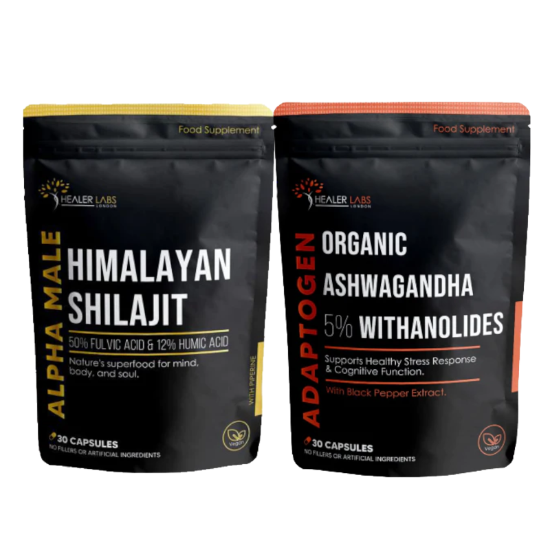 Himalayan Shilajit & Ashwagandha Stack Healer Labs London UK