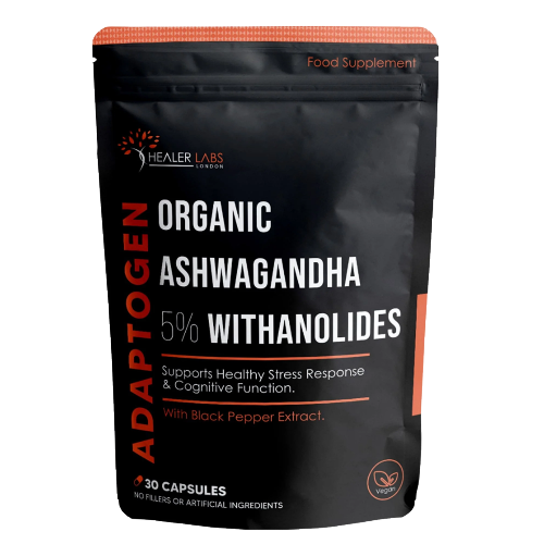 Ashwagandha 5% Withanolides Healer Labs London UK